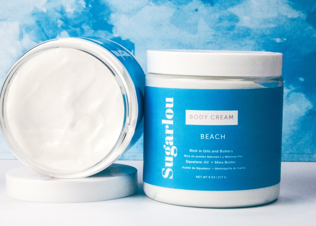 Beach Body Cream / Natural Body Cream/ Non-greasy Moisturizing. Heals ...