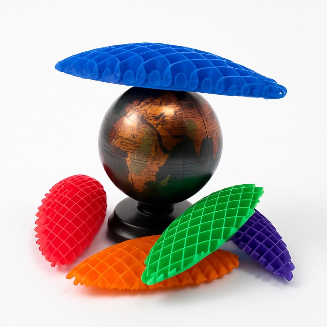 Fidget Sensory Toys, Oval Stress Relief Set, ADHD Autism Anxiety Focus ...
