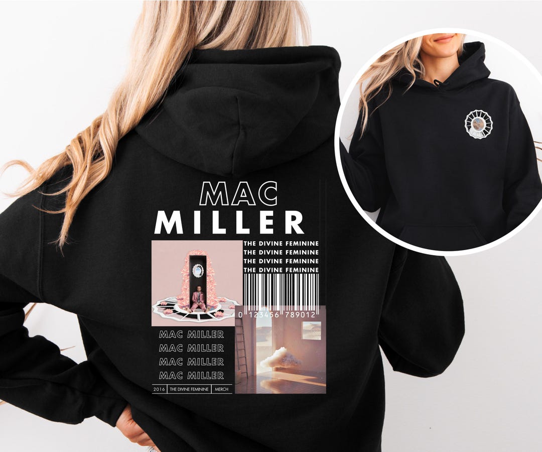 Mac Miller Hoodie, Limited Edition the Divine Feminine Album Sweatshirt ...