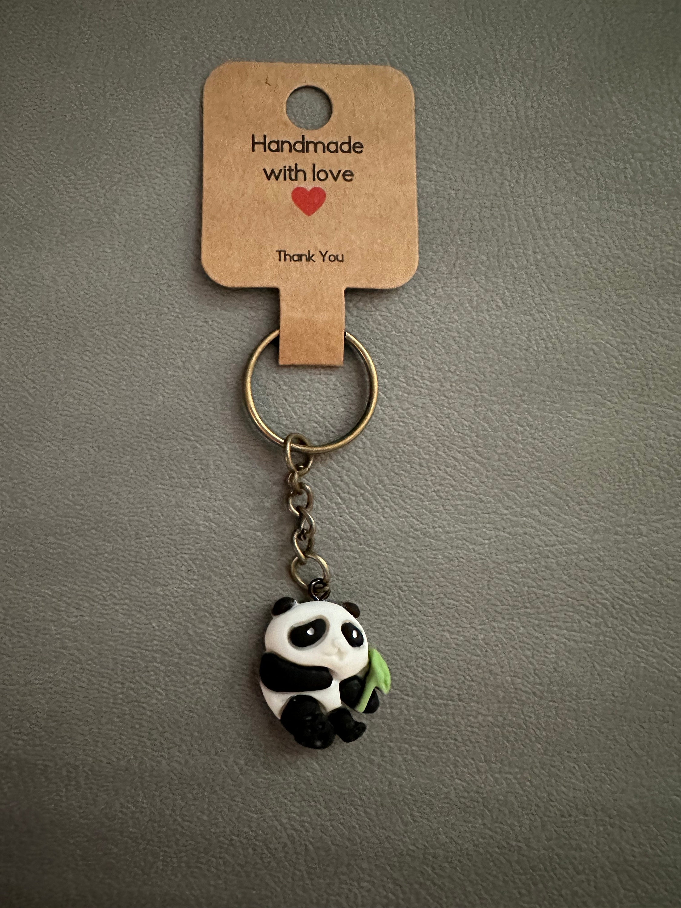 Panda Keychain - Etsy