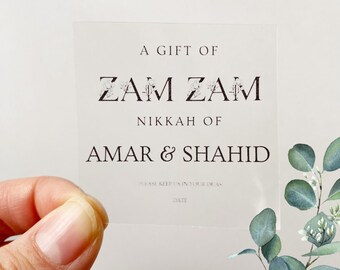 Zam Zam Sticker, Zam Zam Water, Zam Zam Water Bottle Sticker - Etsy