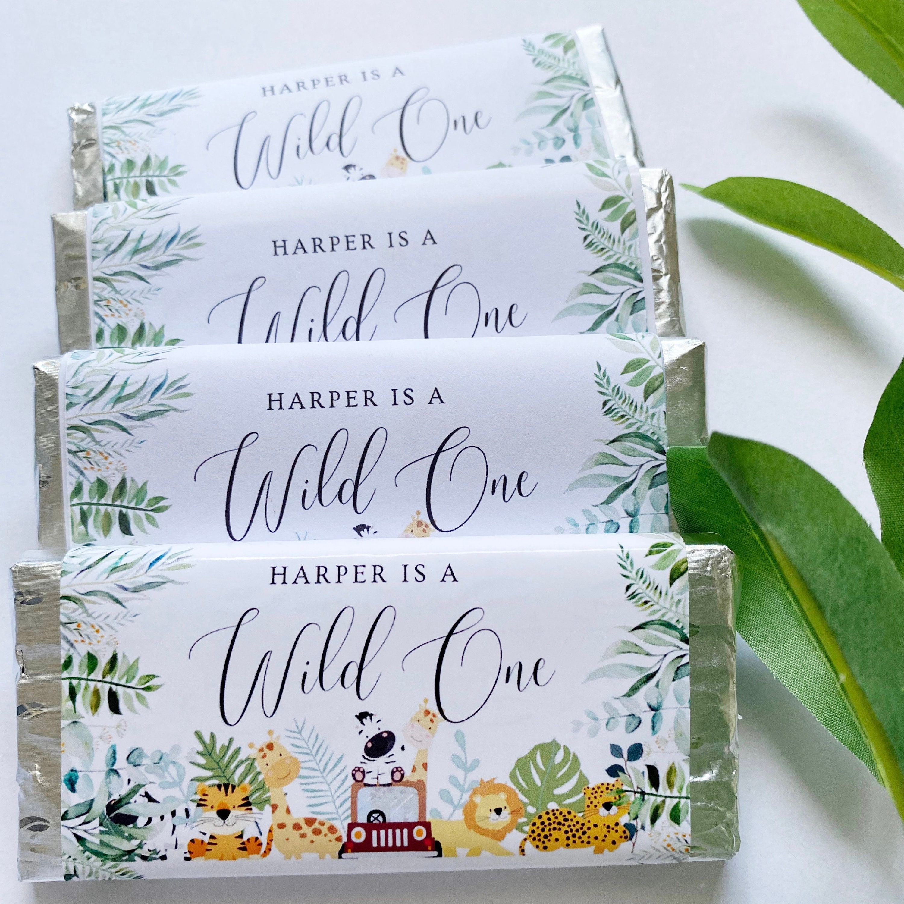 20pc Custom Chocolate Bar Wrapper Custom Name Sticker for - Etsy Australia