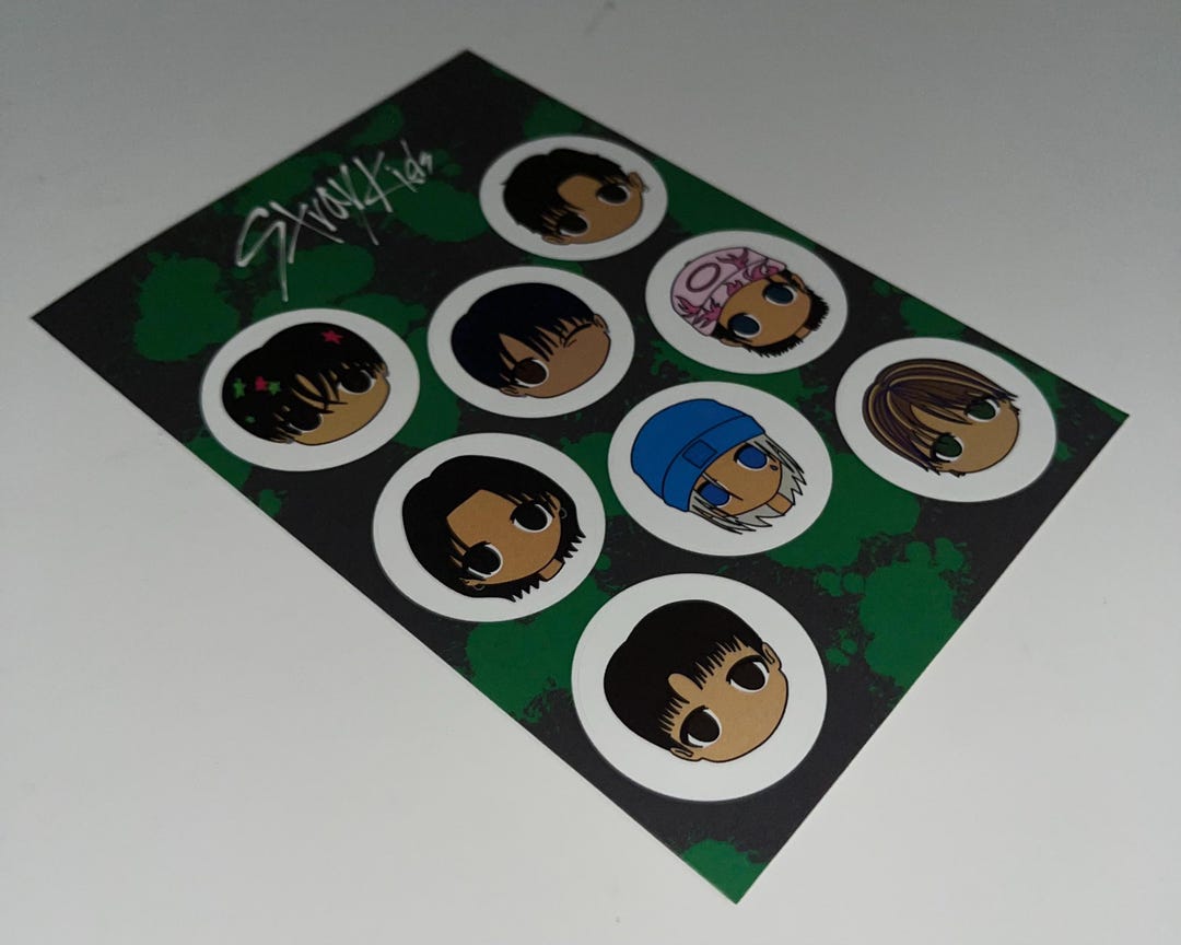 Stray Kids Sticker Sheets - Etsy