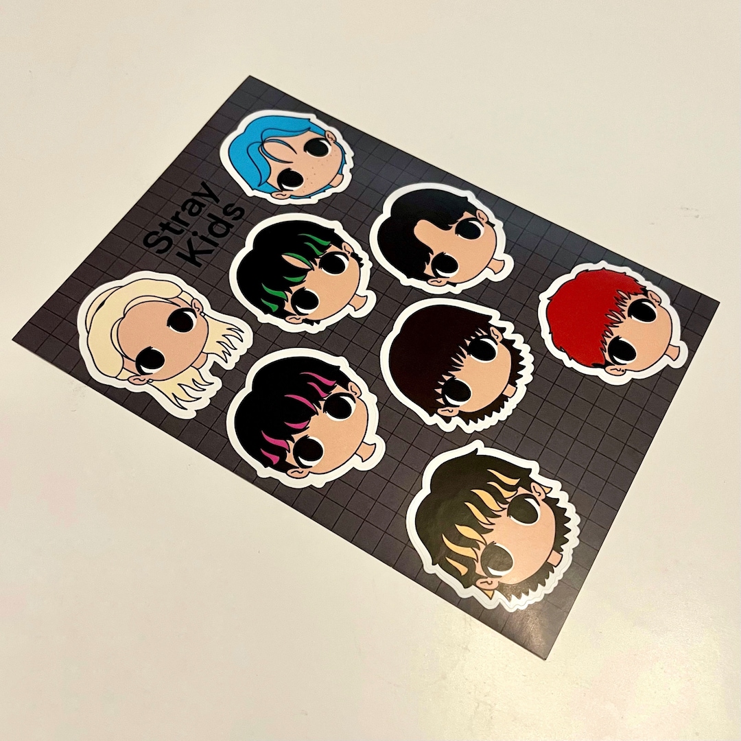 Stray Kids Sticker Sheets - Etsy