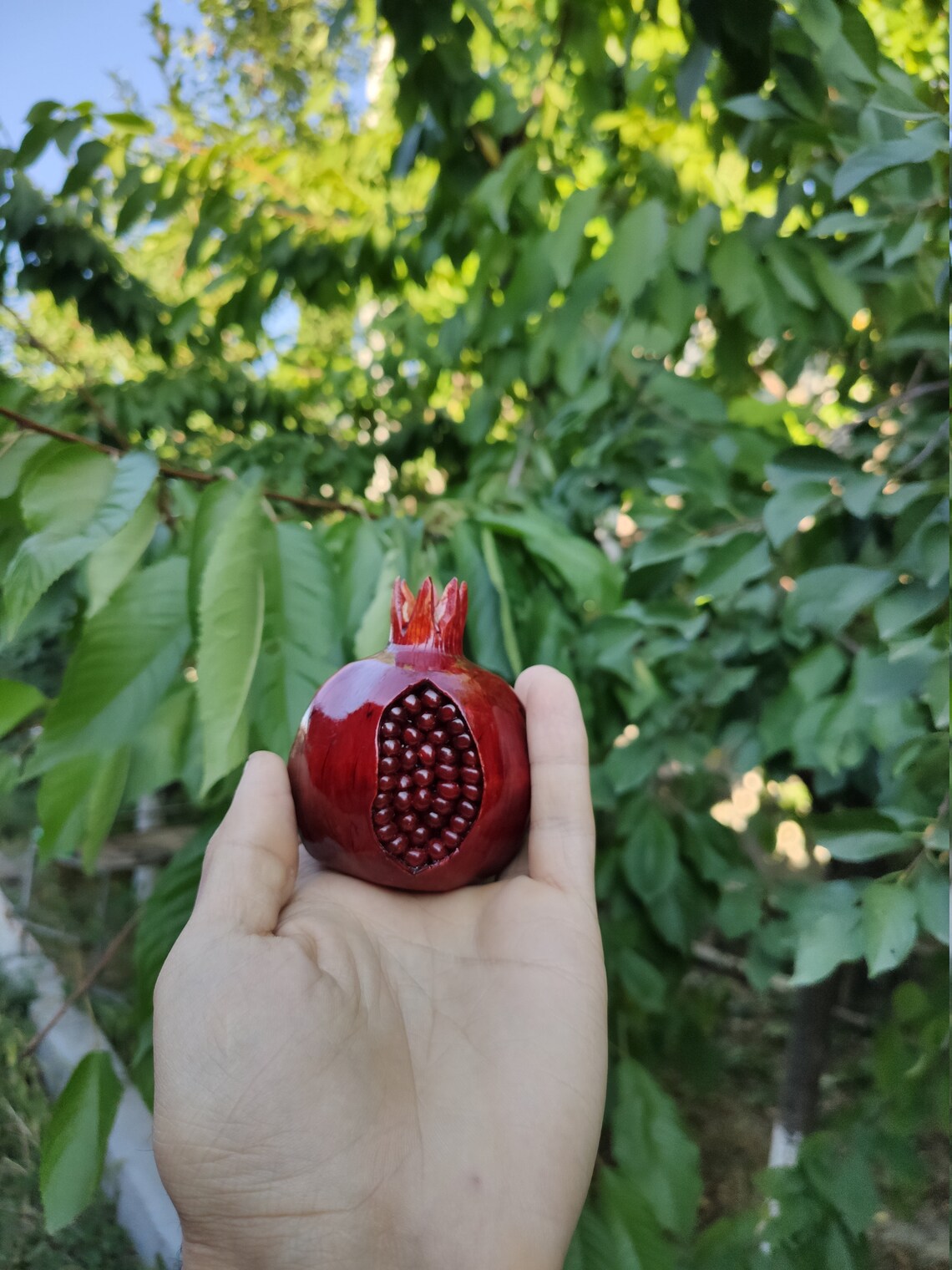 Handmade Pomegranate!!!wooden Figurine, Handmade,unique Gift,home Decor ...