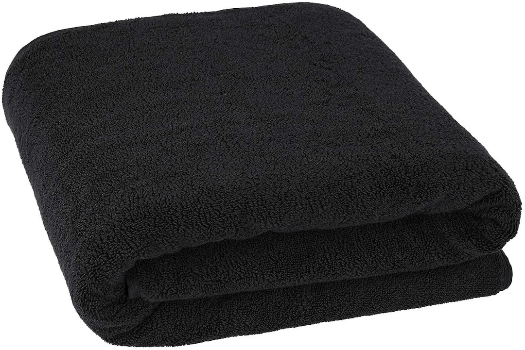 Bath Towels Extra Large Oversized - Black 100% Cotton Turkish Towels ...
