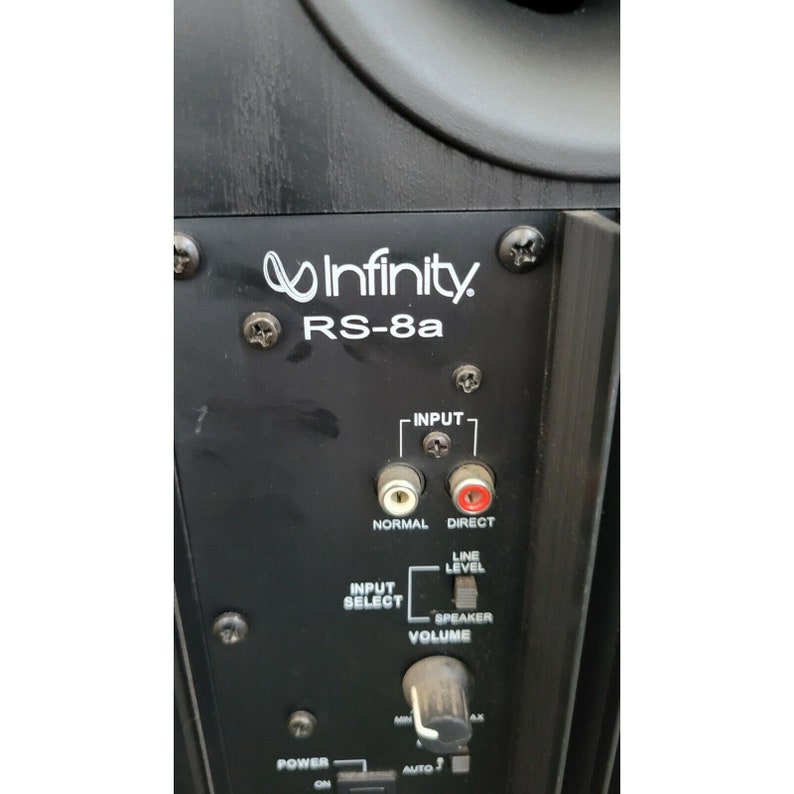 Infinity RS-8A Speakers W/built in Powered Subwoofers - Etsy