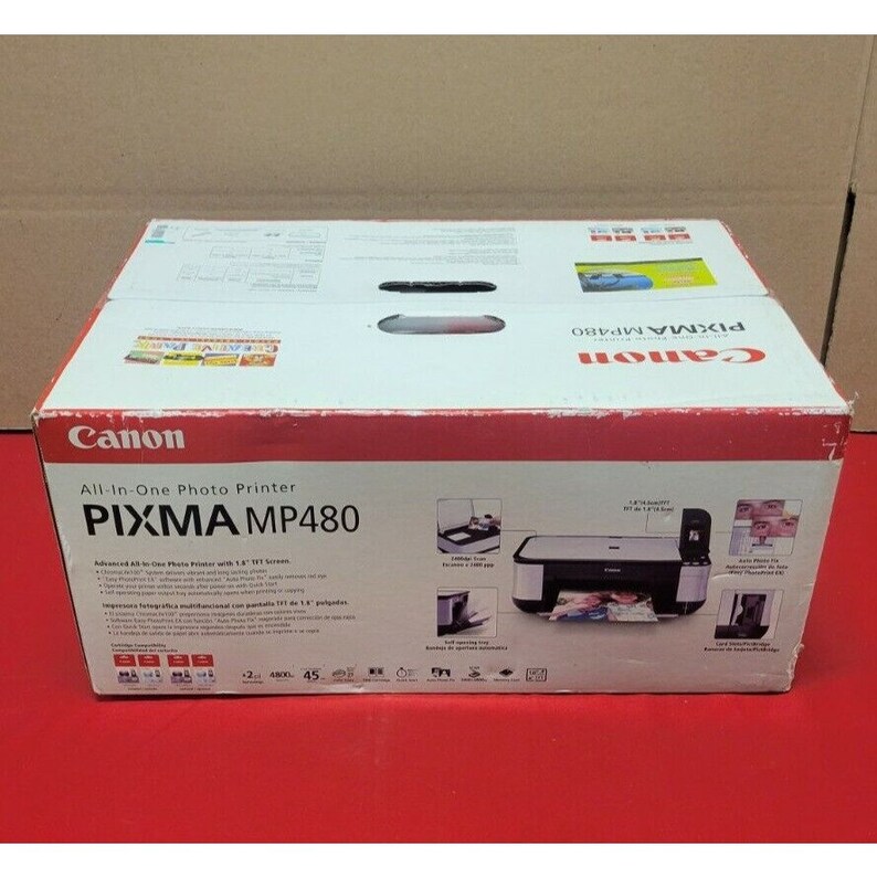 Canon PIXMA MP480 All-in-one Photo Printer Scanner Color - Etsy