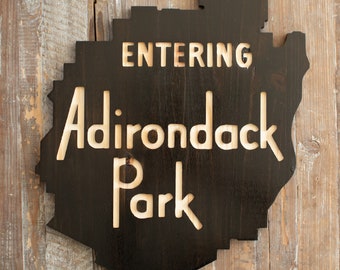 Adirondack Sign | Etsy
