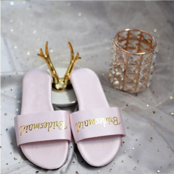 Satin Slippers - Etsy