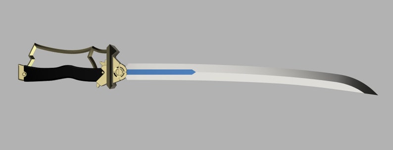 Sayaka Miki's Sword (3D Model - Digital STL Files Only) - Etsy