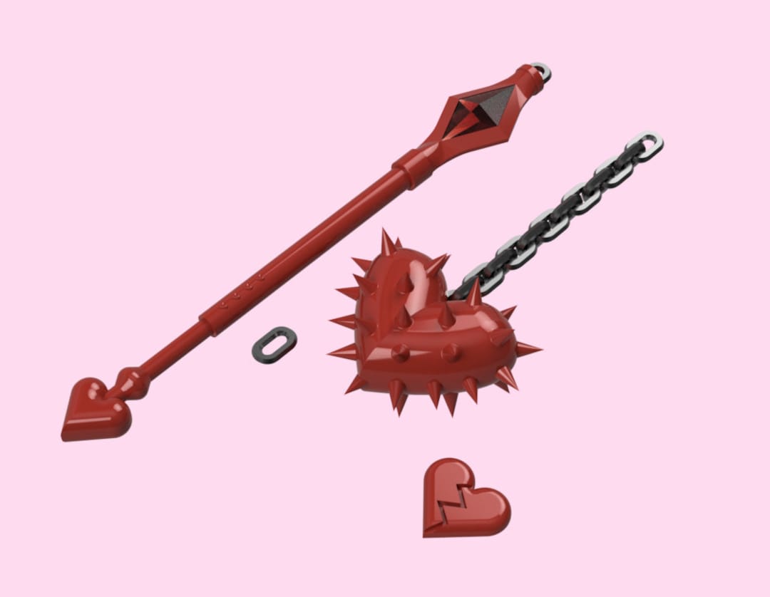 Sweetheart's Flail From OMORI - Etsy