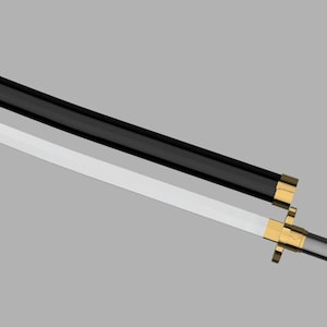 Kazuma Asogi's Sword (3D Model - Digital STL Files Only) - Etsy