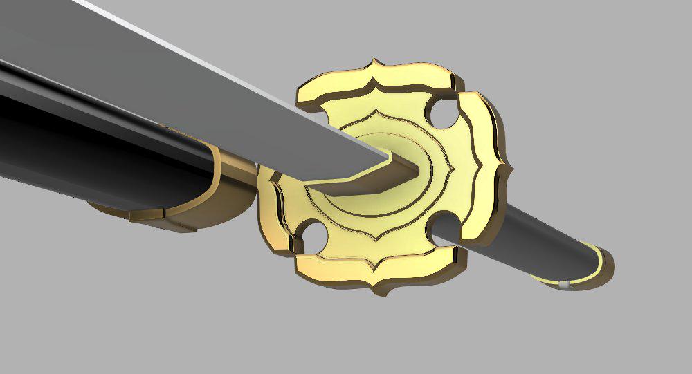 Kazuma Asogi's Sword (3D Model - Digital STL Files Only) - Etsy