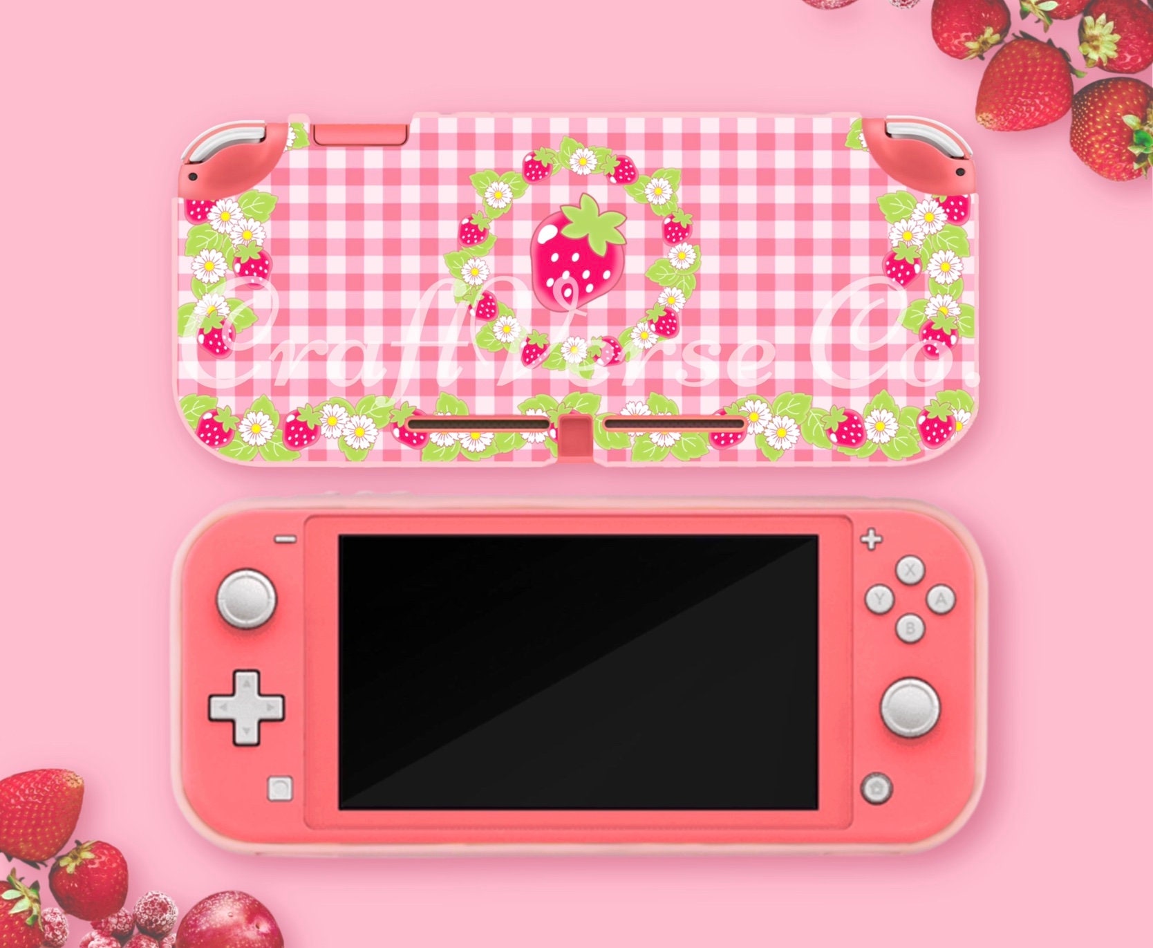 Fruit Switch Case Nintendo Switch Case Lemon Strawberry - Etsy