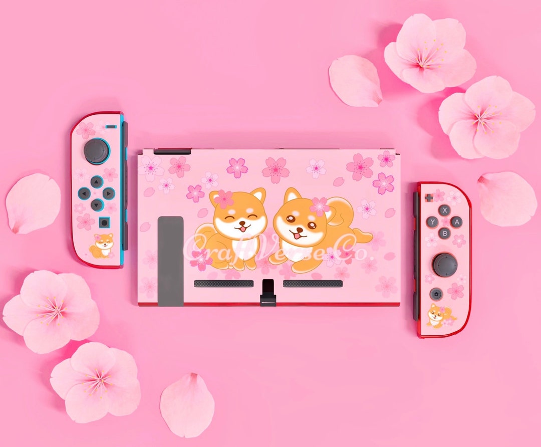 SAKURA SHIBA INU Nintendo Switch Case Dog Nintendo Switch - Etsy UK