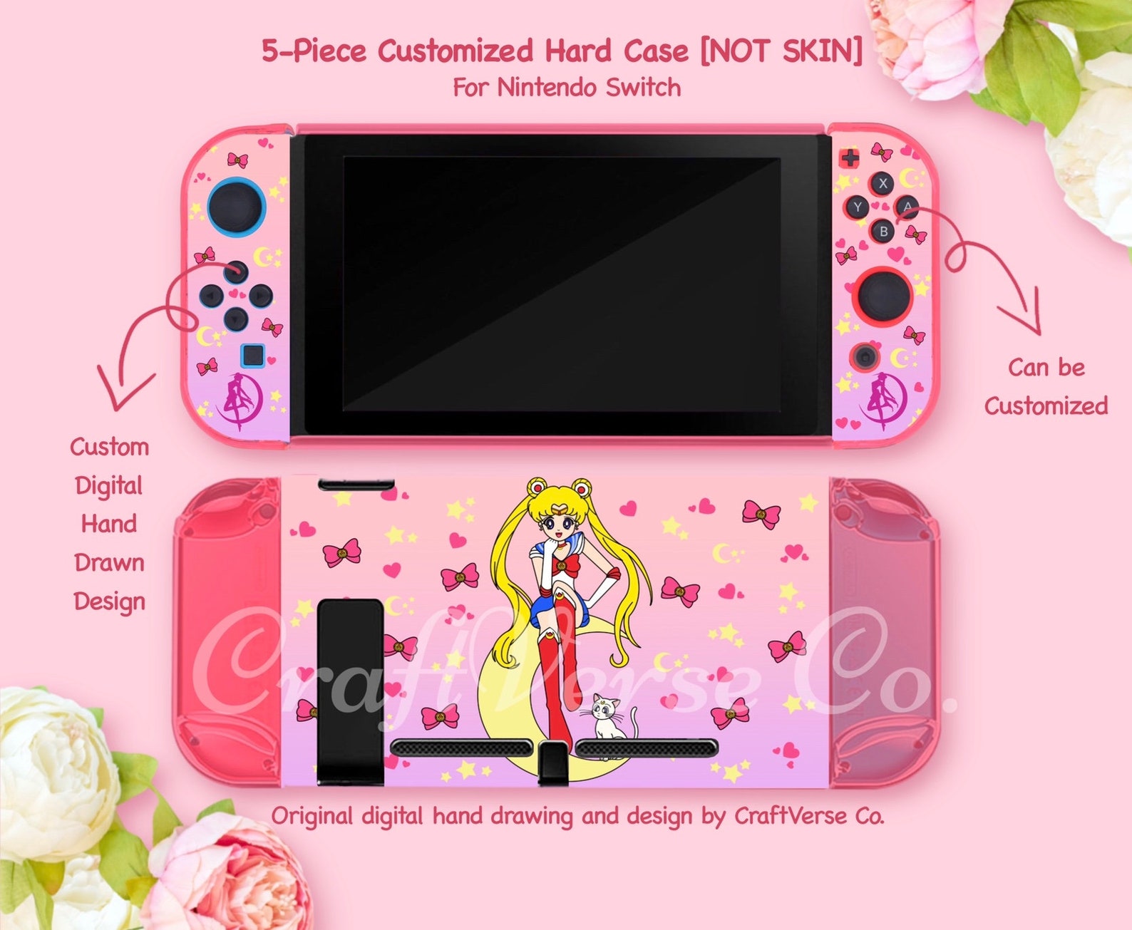 Princess Peach Switch Case Nintendo Switch Case Super - Etsy