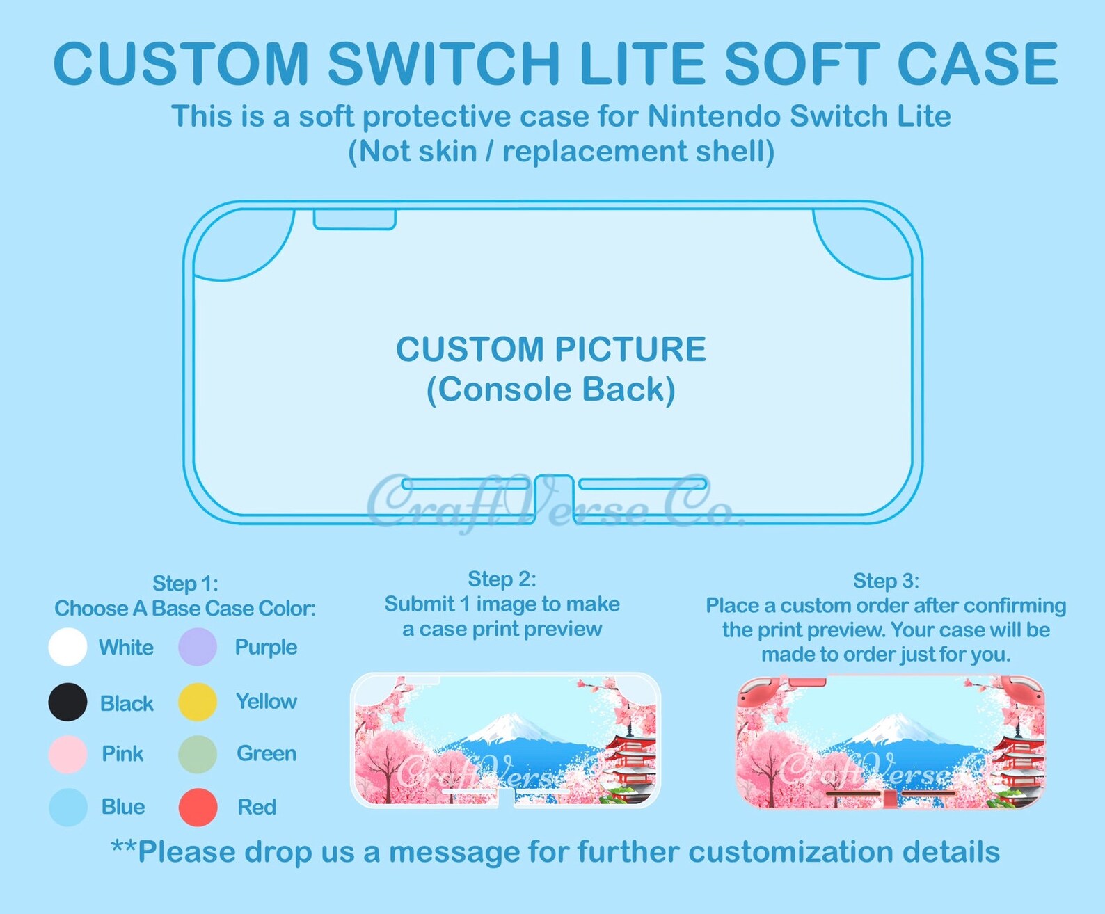 Strawberry Switch Lite Case Nintendo Switch Lite Case | Etsy