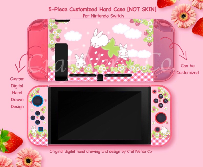 Rabbit Switch Case Nintendo Switch Case Switch Hard Case | Etsy