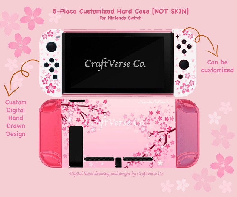 Sakura Switch Case Nintendo Switch Case / Switch Lite Case | Etsy