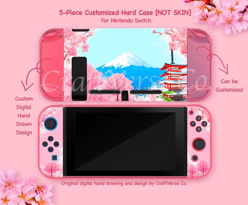 Sakura Switch Case Nintendo Switch Case / Switch Lite Case | Etsy