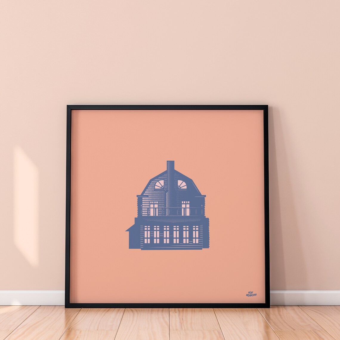 Amityville Horror Art Print / House / Flat Design / Movie Poster - Etsy