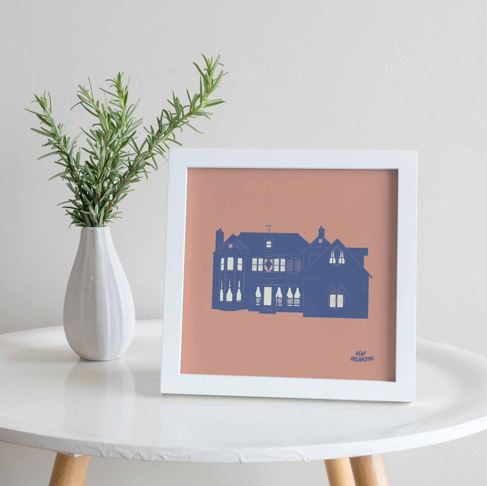 Scream Movie Art Poster / Scream House / 1996 / Print / Wes Craven ...