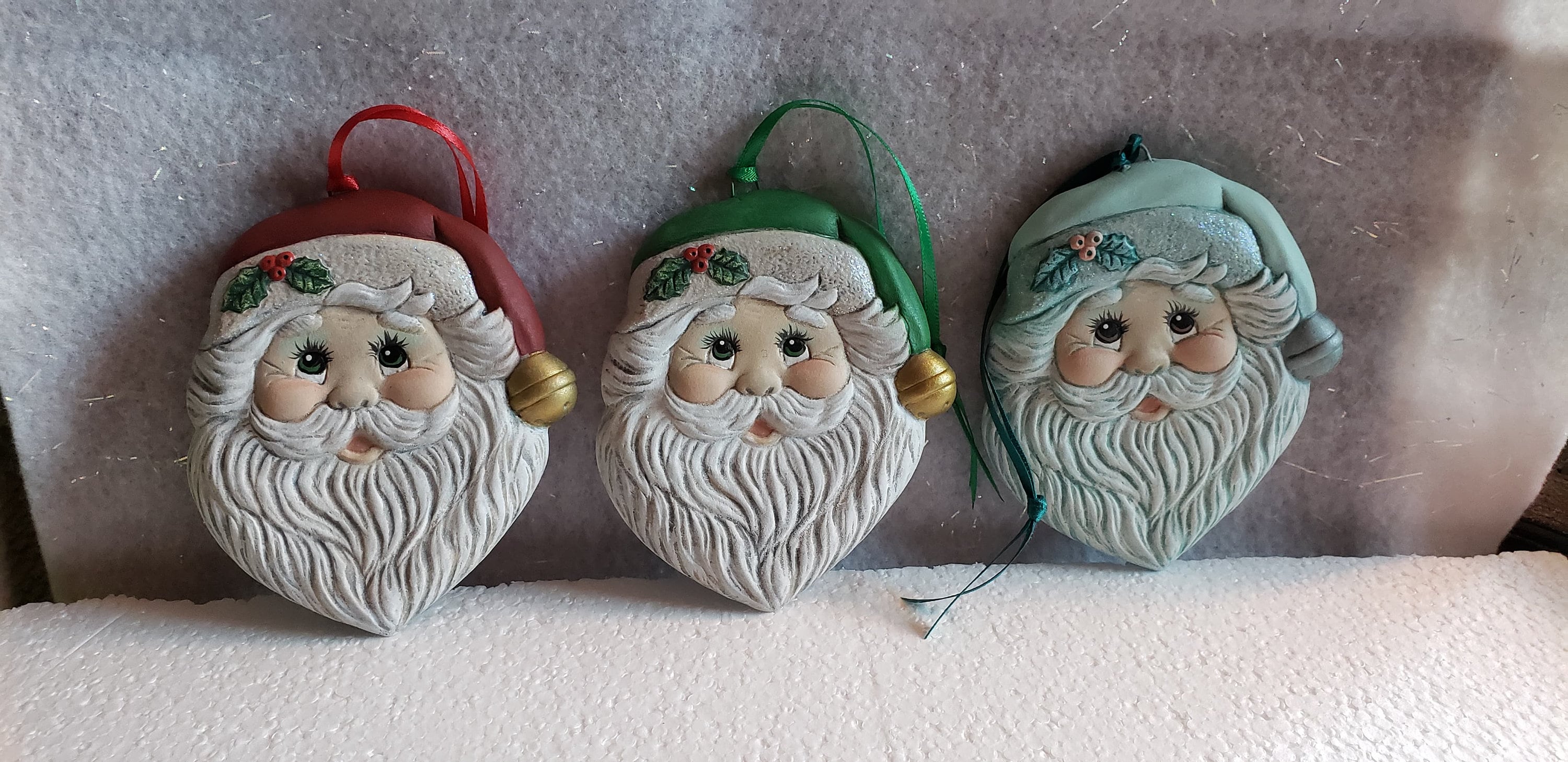 Santa Face Ornament - Etsy