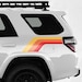 4runner Window Decal Vintage Racing Stripes Compatible With Toyota ...