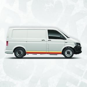 Vintage VW Transporter Multivan Van Side Stripe Graphics Decal - Retro ...