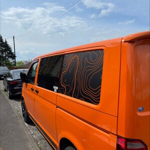 Volkswagen Topographic Map Decal Fits VW Multivan, Transporter ...