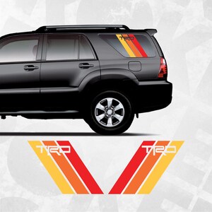4runner TRD Decal - Fits Toyota 4th Generation 4runner - Etsy