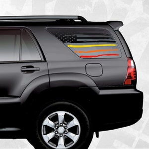 4runner USA Flag TRD Window Decal - Fits Toyota 4th Generation 4runner ...