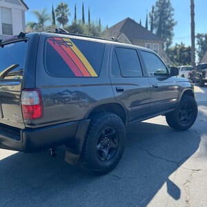 Window Decals for 4runner TRD - Retro Racing Stripes - Fits Toyota ...