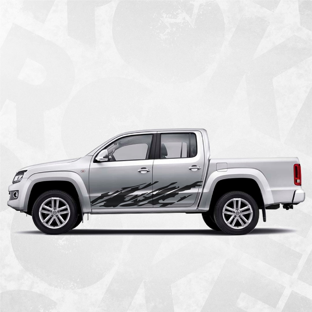 Amarok Mud Splash Side Decal Kit, Door Rocker Panel SUV Decal, Fits ...
