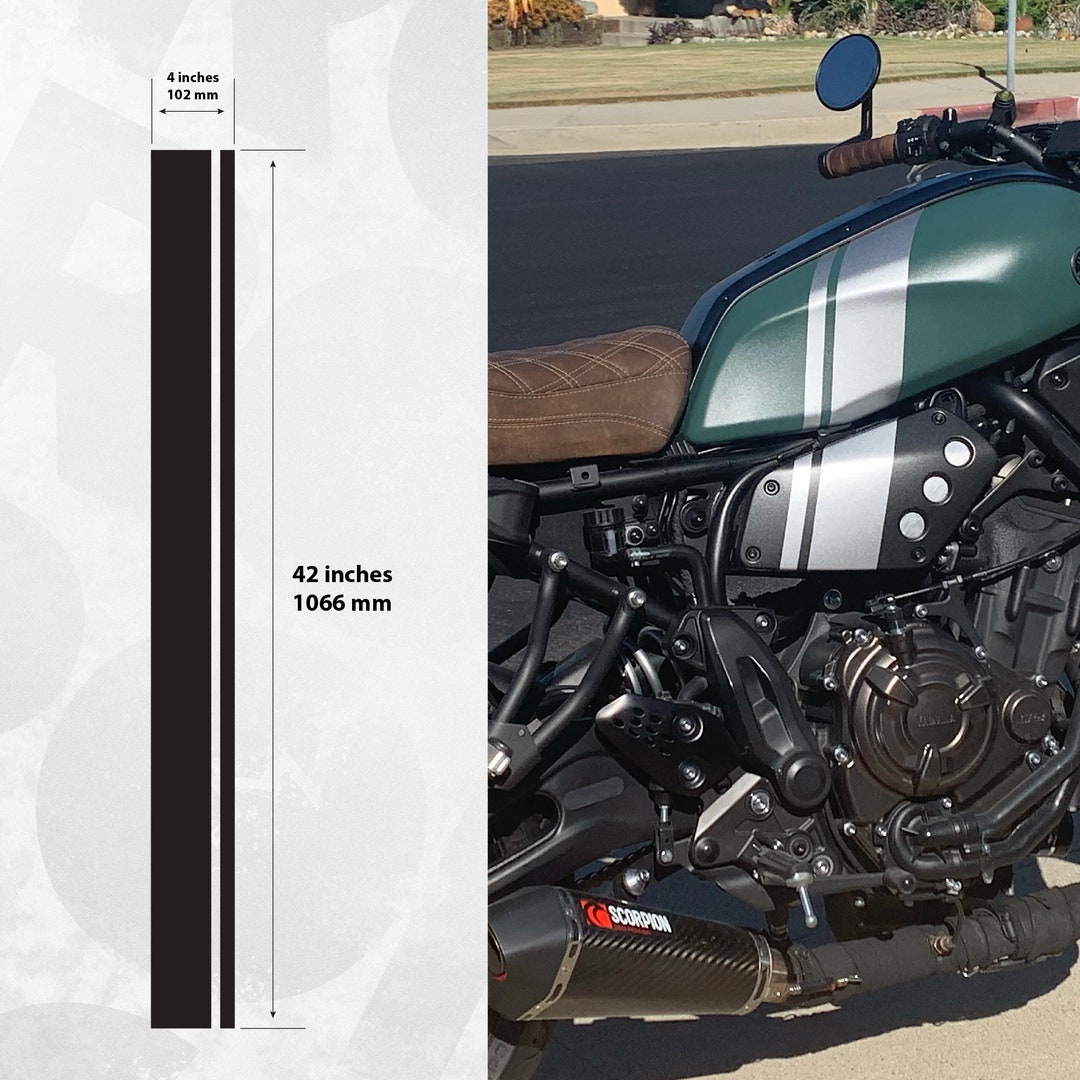 Motorcycle Sticker, Racing Stripes, Vinyl Decal - Etsy