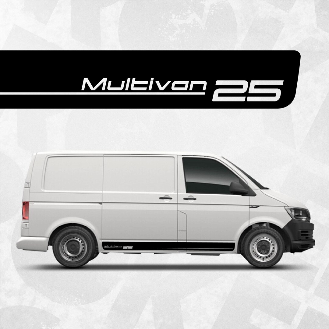 VW Multivan 25 Side Stripe Decal - Volkswagen Van Graphics Sticker Kit ...