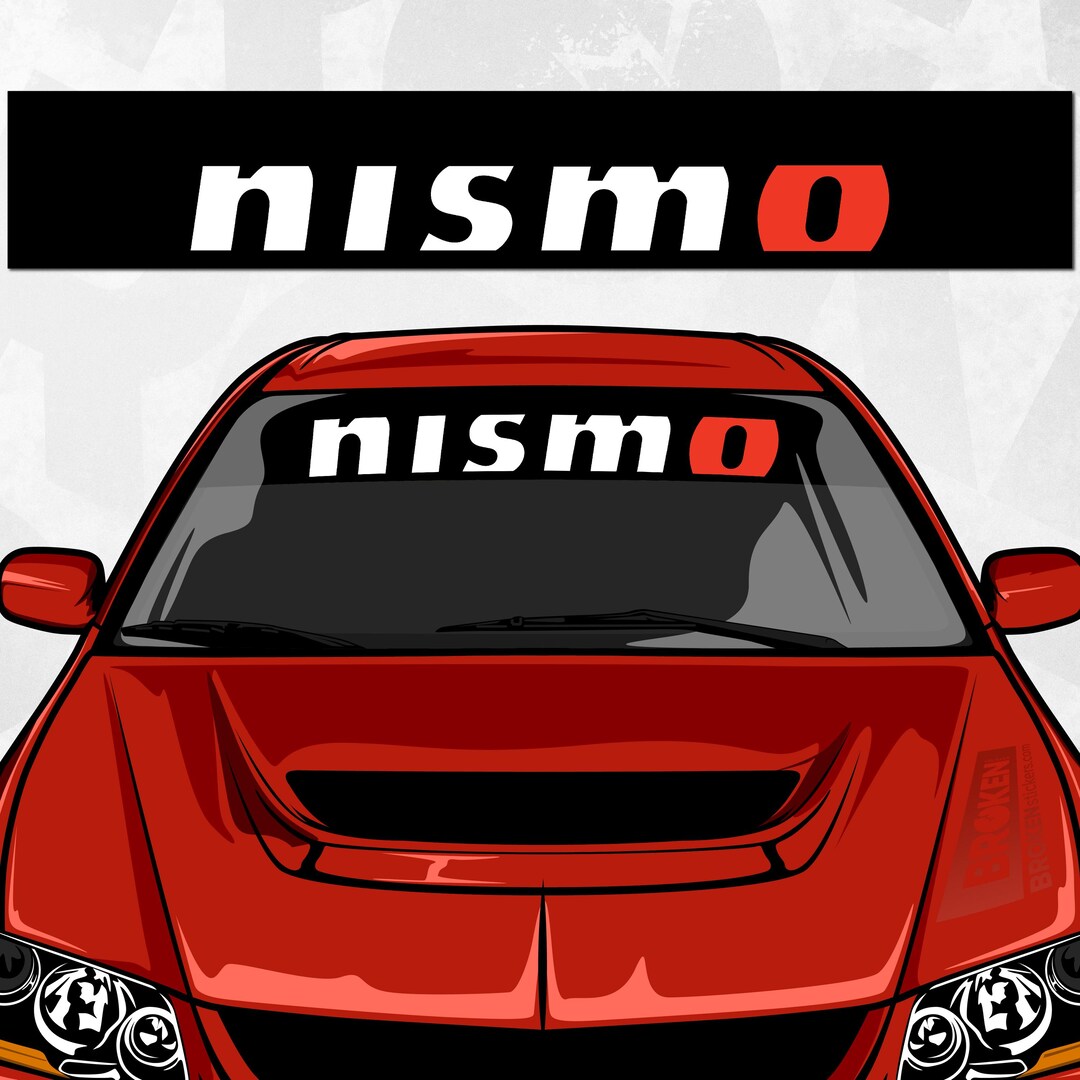 Nismo Windshield Banner Decal - JDM Style Car Windshield Sticker for ...