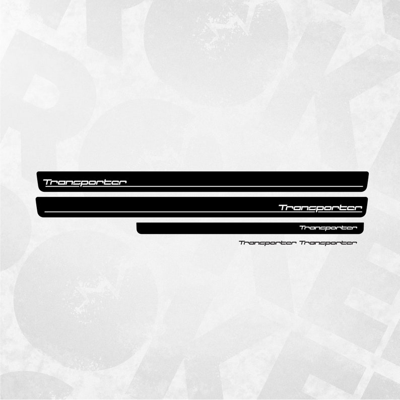 VW Transporter Stripe Decal Side Stripe Graphics Sticker Kit - Etsy