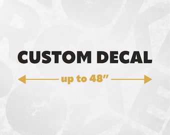 Large Custom Sticker - Etsy