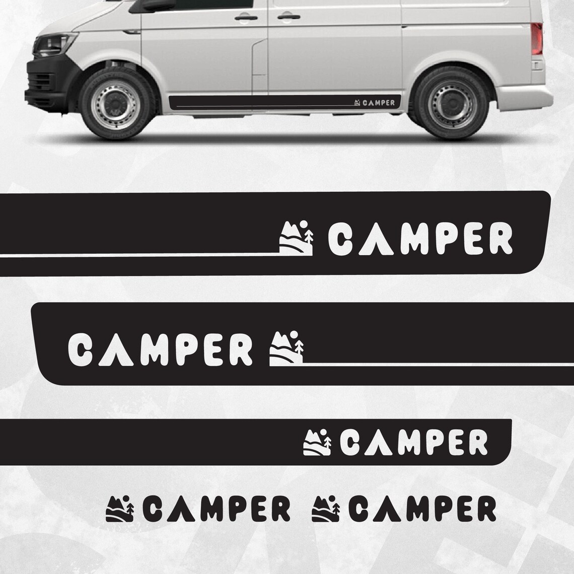VW Van Life Decal CAMPER Side Sticker Fits T4 T5 T6 - Etsy
