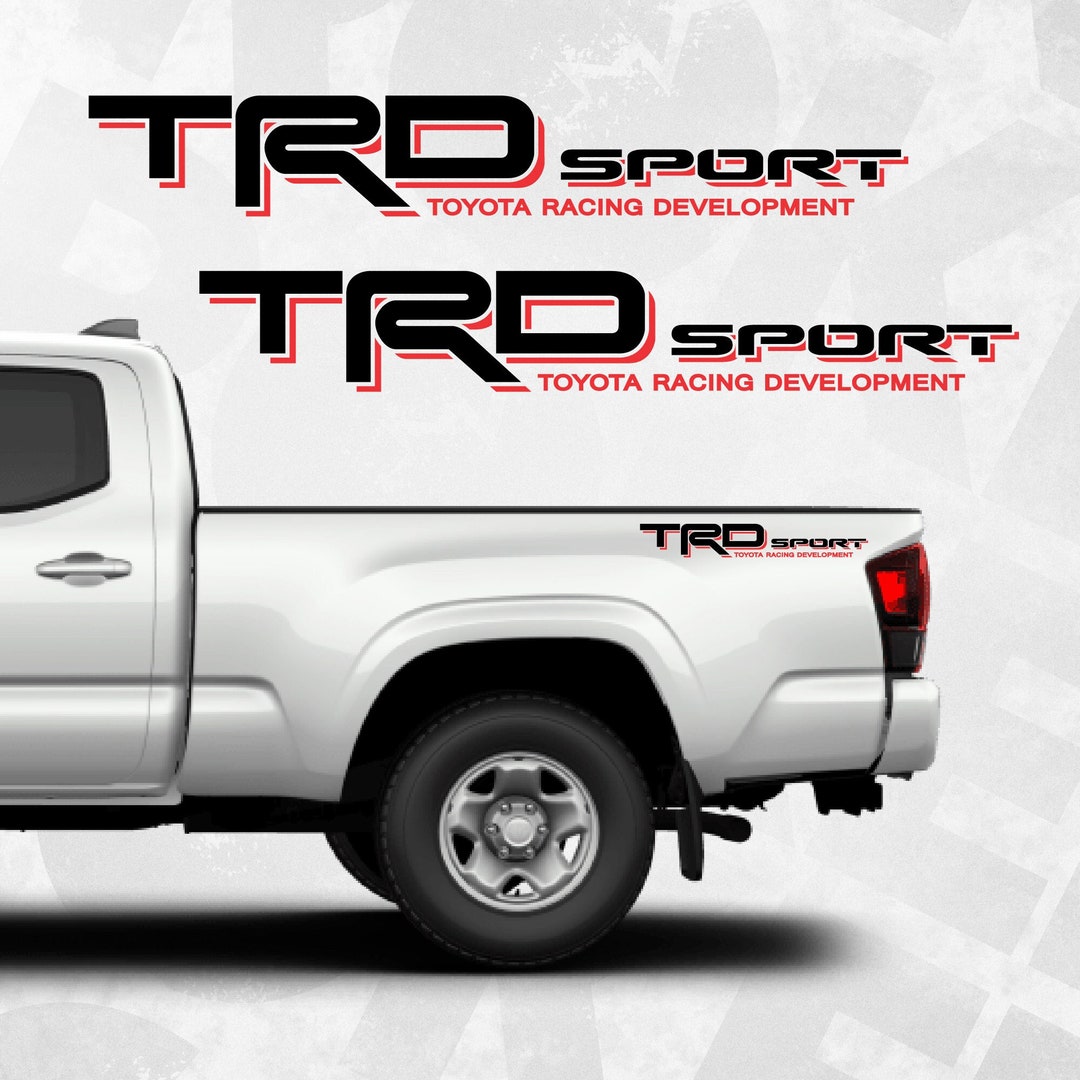 TRD Sport Bed Side Decal for Toyota Trucks - Set of 2 - Etsy
