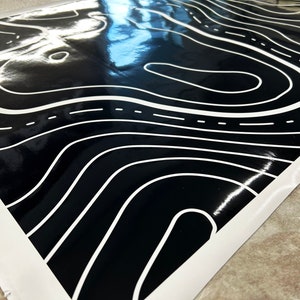 Volkswagen Topographic Map Decal Fits VW Multivan, Transporter ...