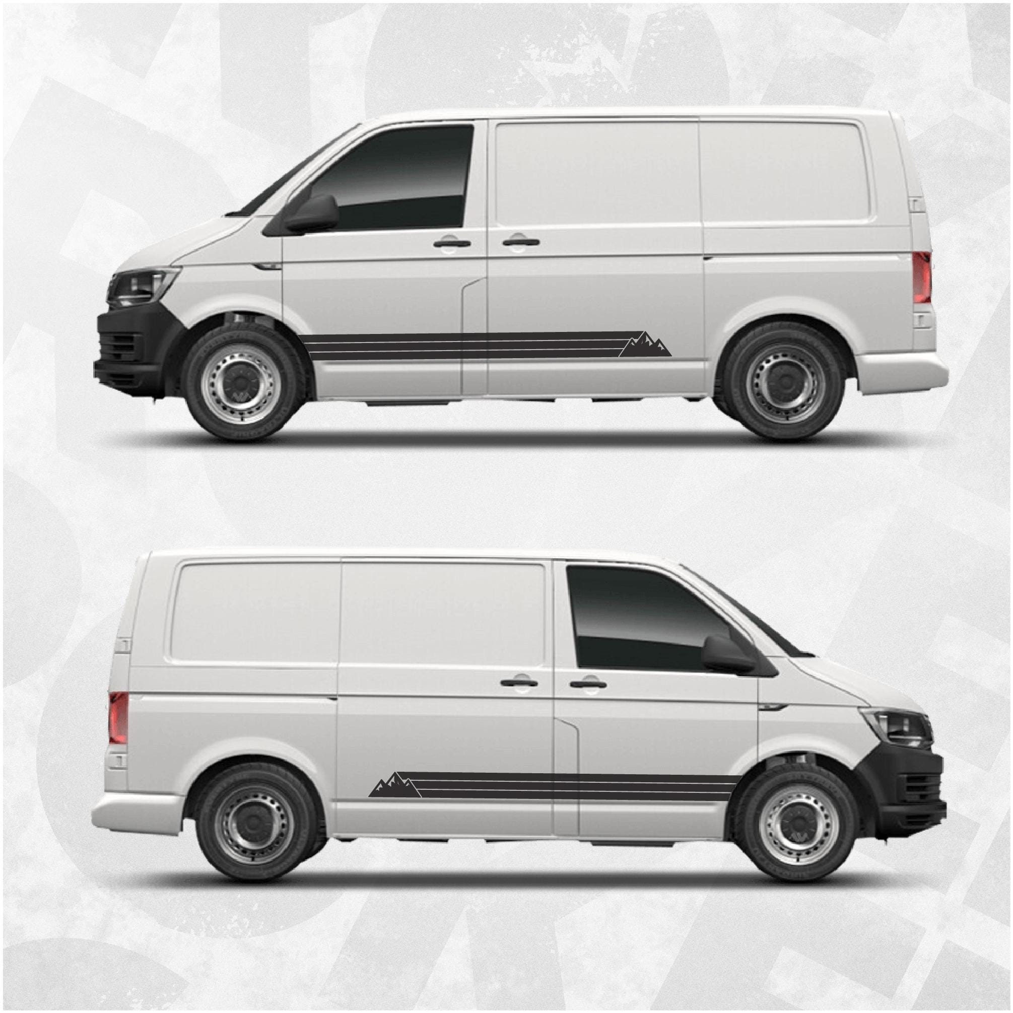 VW Side Stripe Graphic Mountain Camper Van Decal Fits Volkswagen ...