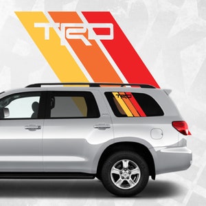 Toyota Sequoia Window Decal - TRD Sport Stripe Decals - Vinyl Graphic ...