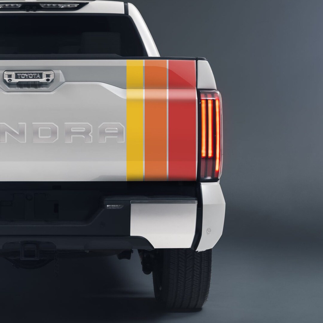 Toyota Tundra Decal - Bed Racing Stripes - Fits 2023 Toyota Tacoma ...