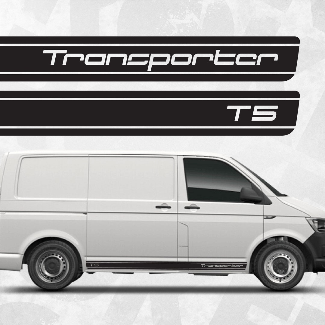 Volkswagen Transporter T5 Decals - VW Van Side Stripe Graphic Kit ...
