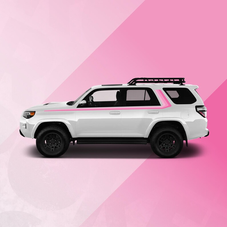 Decal for 4runner - 40th Anniversary PINK Edition - Fits 5th Generation ...