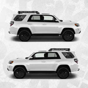 Toyota 4runner Compatible Window Decal - American Flag With Mountain ...