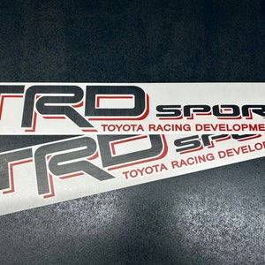 TRD Sport Bed Side Decal for Toyota Trucks - Set of 2 - Etsy